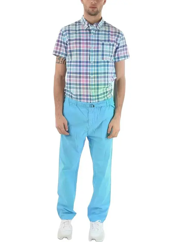 Woolrich Elasticated Waist Trousers - Blue