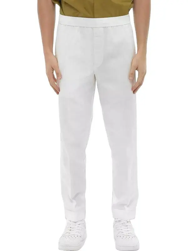 Neil Barrett Elasticated Waist Slim-fit Trousers - White