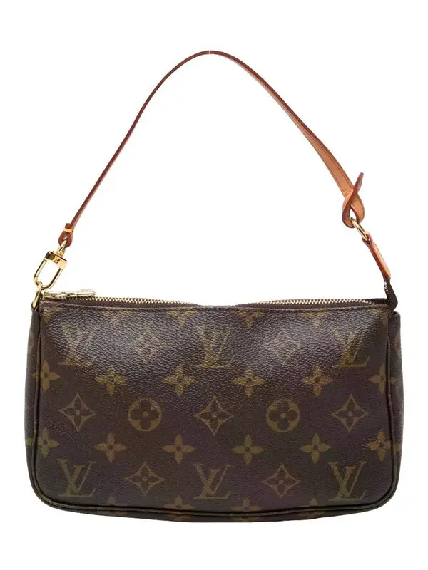 LOUIS VUITTON Monogram Pochette Accessories Shoulder Bag - Brown