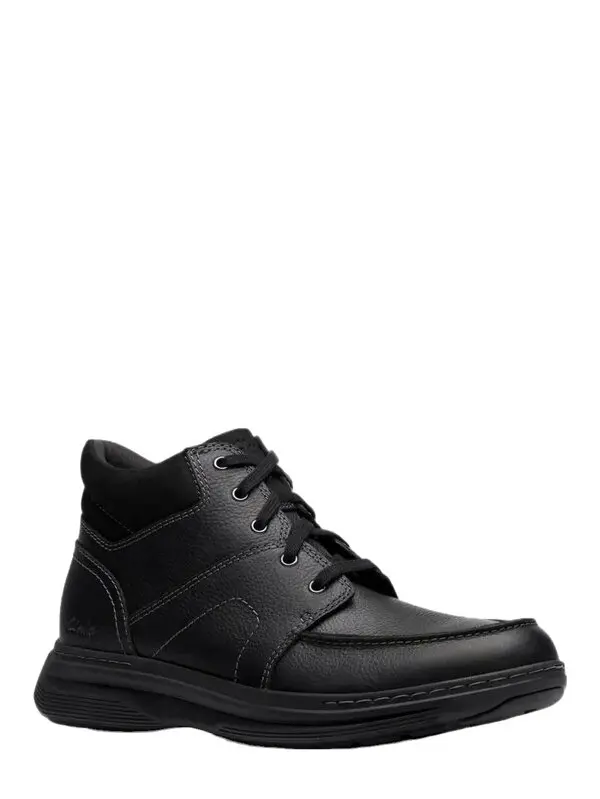 Clarks Craftwell Mid Leather Boots - Black