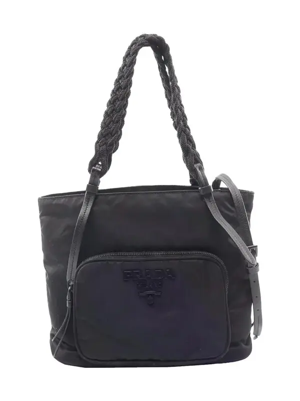 Prada Tessuto Satchel - Black