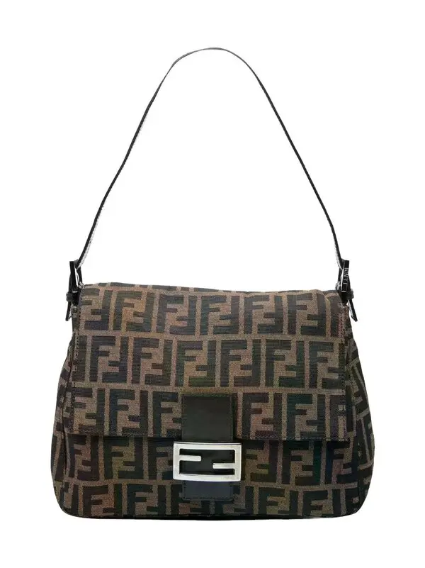 Fendi Zucca Canvas Mamma Forever Shoulder Bag - Brown