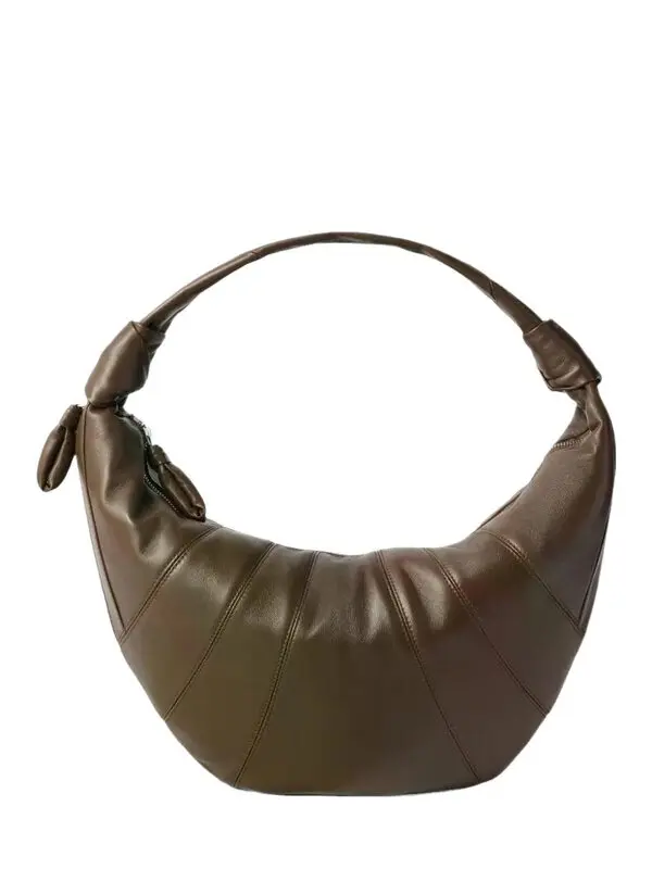 LEMAIRE Fortune Croissant Bag In Leather - Brown