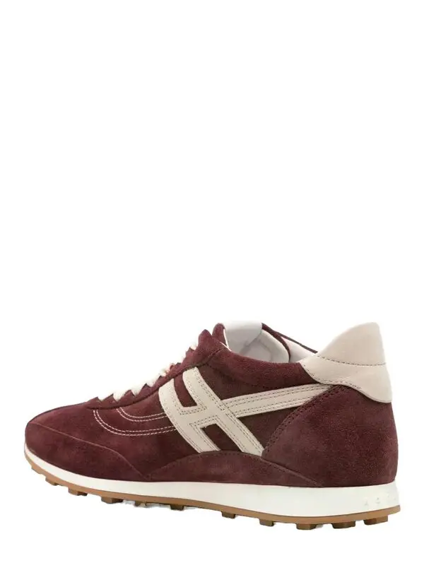 Hogan H699 Logo-patch Sneakers - Red
