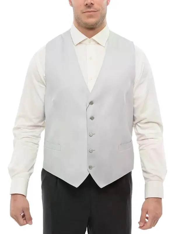 Corneliani Single-breasted Waistcoat - Grey