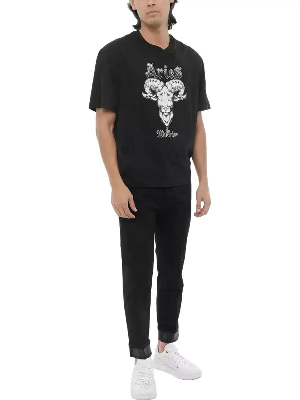 Neil Barrett Graphic-print Crew-neck T-shirt - Black
