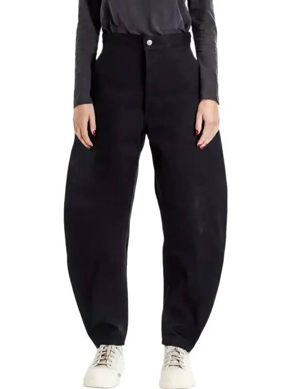 TUKI Button-fastening Trousers - Black