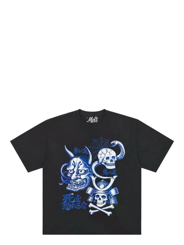 MELT Graphic-print T-shirt - Black