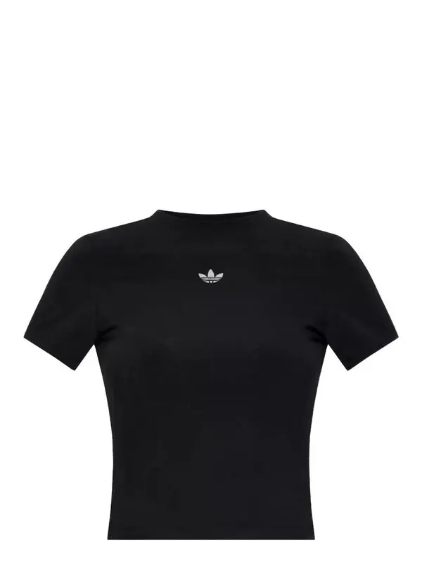 Adidas Embroidered Logo T-shirt - Black