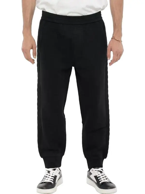 Neil Barrett Side-stripe Track Pants - Black