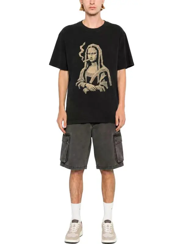 MELT Graphic-print T-shirt - Black