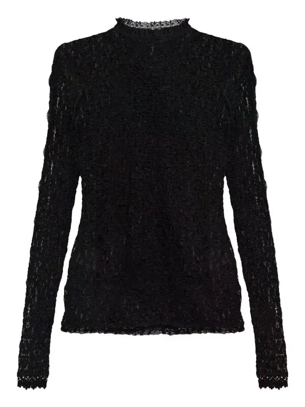 Isabel Marant Étoile Brany Lace Top - Black