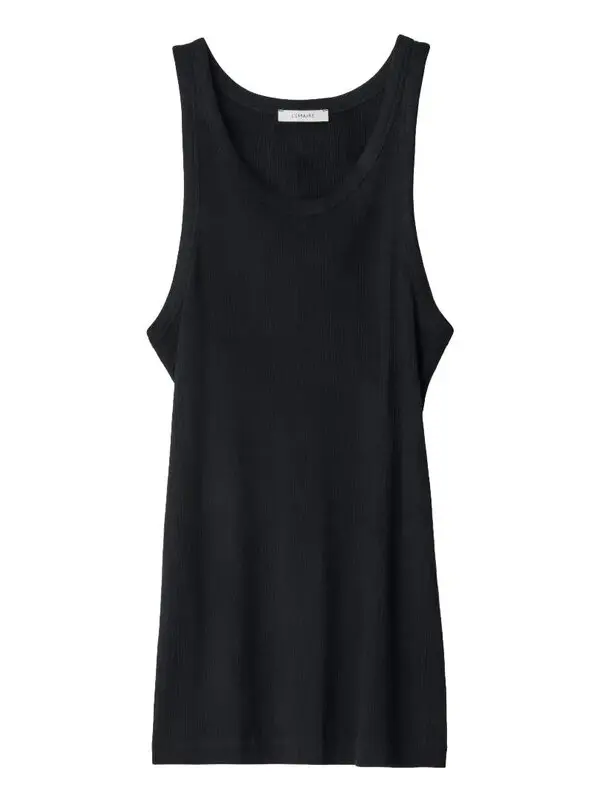 LEMAIRE Tank Top In Ribbed Jersey - Black