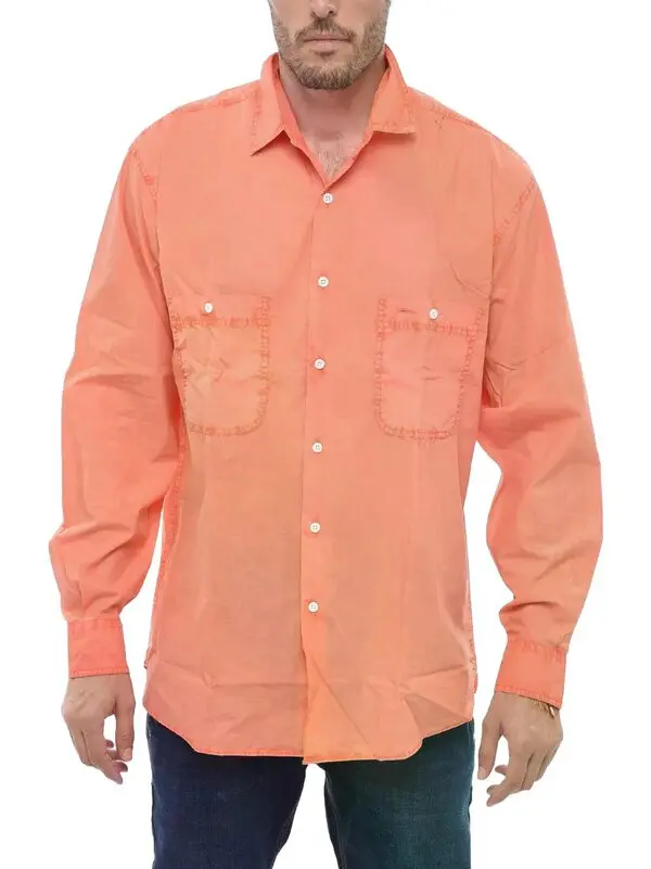 Aspesi Patch-pocket Long-sleeve Shirt - Orange