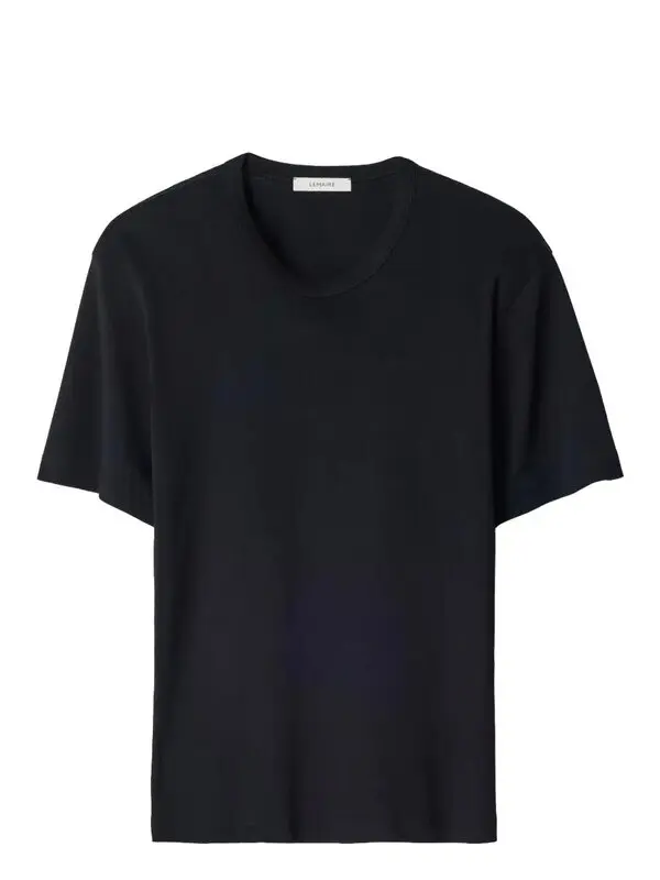 LEMAIRE Rib T-shirt In Jersey - Black