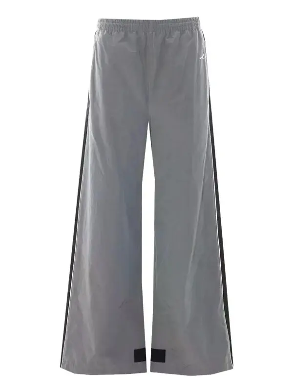 Balenciaga Logo Print Track Pants - Grey