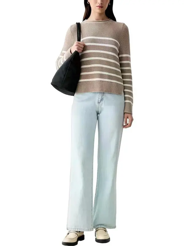 Barbour Hinton Textured Knit Sweater - Neutrals