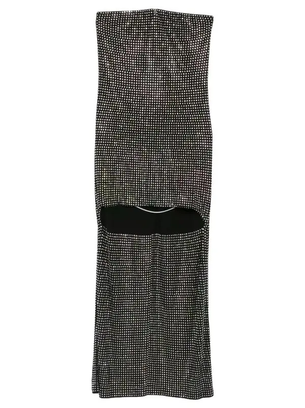 Alexander Wang Embellished High-low Asymmetric Dress - Black