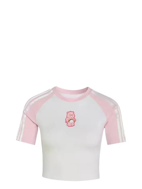 Adidas X Care Bears Patch Cropped T-shirt - White