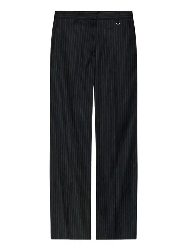 Isabel Marant Étoile Noanda Pinstriped Trousers - Black