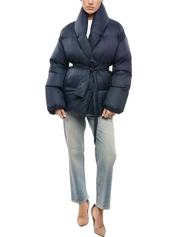 Bacon Dada Quilted Puffer Jacket - Blue