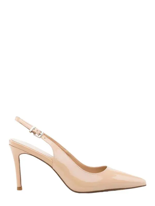 SERGIO MORETTI FIRENZE Patent Slingback Pumps - Neutrals