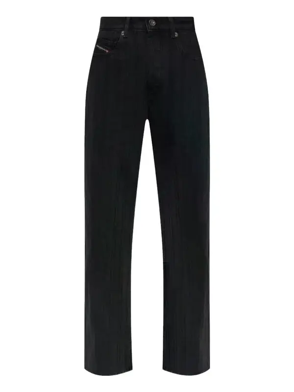 DIESEL® 1971 D-sent Pinstripe Jeans - Black