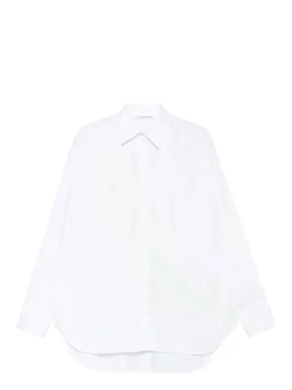 Ermanno Scervino Pintuck Detail Oversized Shirt - White