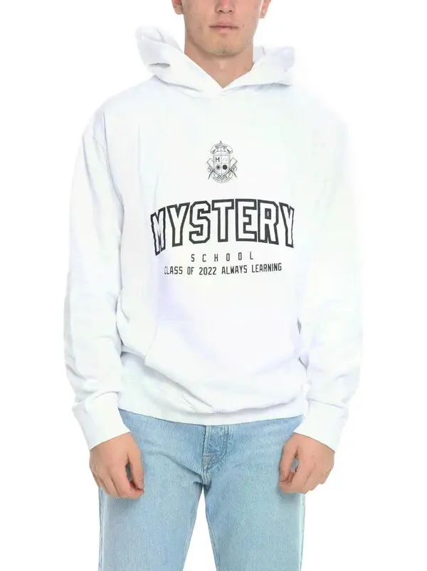 MSFTS Logo Print Hoodie - White