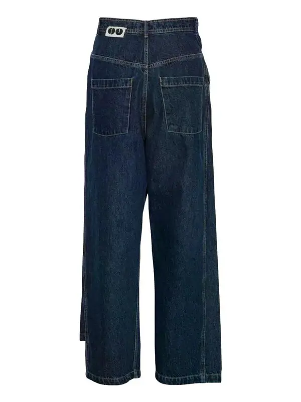 Henrik Vibskov Fly Wrap-front Jeans - Blue