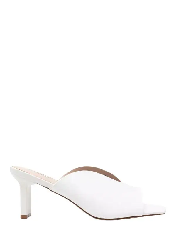 SERGIO MORETTI FIRENZE V-cut Open-toe Sandals - White