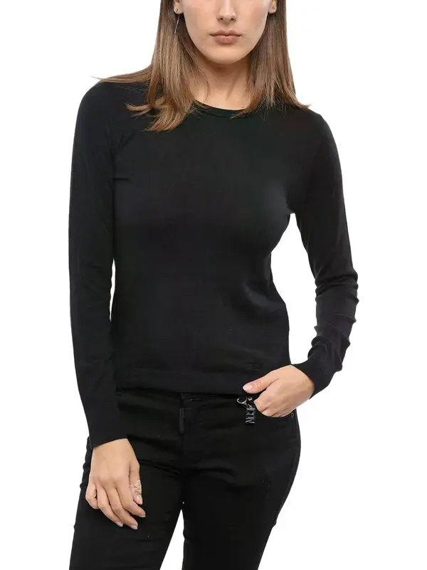 DIESEL® Crew Neck Logo Detail Sweatshirt - Black