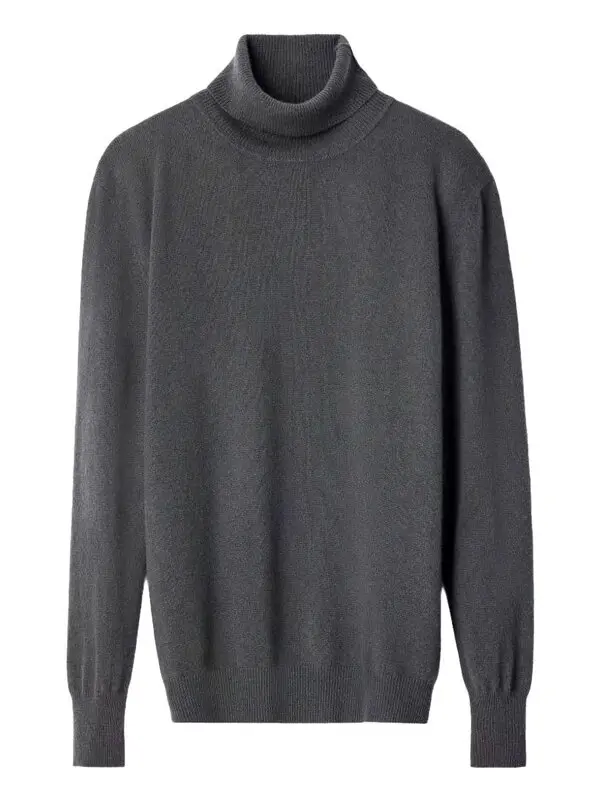 LEMAIRE Stand-collar Cashmere Sweater - Grey