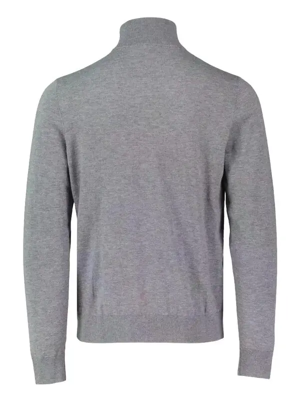 Pal Zileri Button-up High-neck Top - Grey