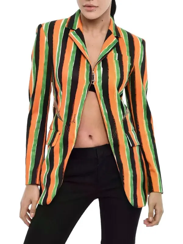 Dsquared2 Striped Cut-out Blazer - Orange