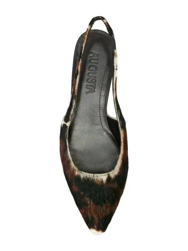 AUGUSTA Harper Calf-hair Pumps - Brown