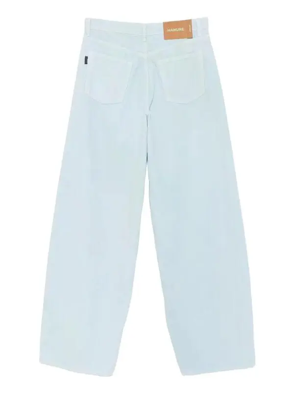 HAIKURE Wide-leg Corduroy Trousers - Blue