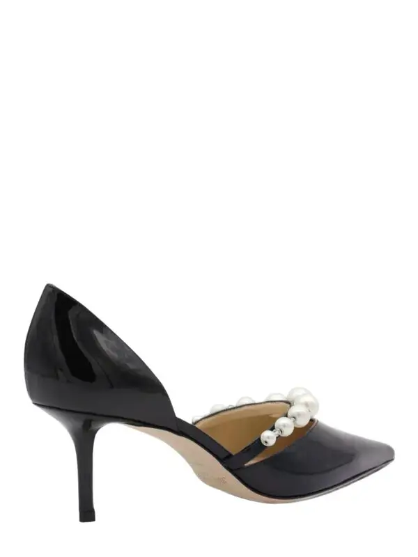 JIMMY CHOO Aurelie Pearl Embellished Pumps - Black