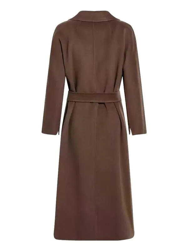 Max Mara Belted Wrap Coat - Brown