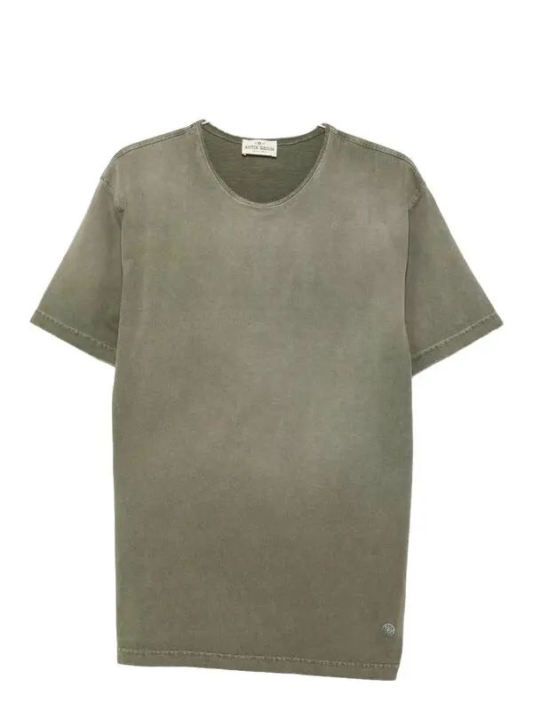 ANTIK DENIM Logo-plaque T-shirt - Green