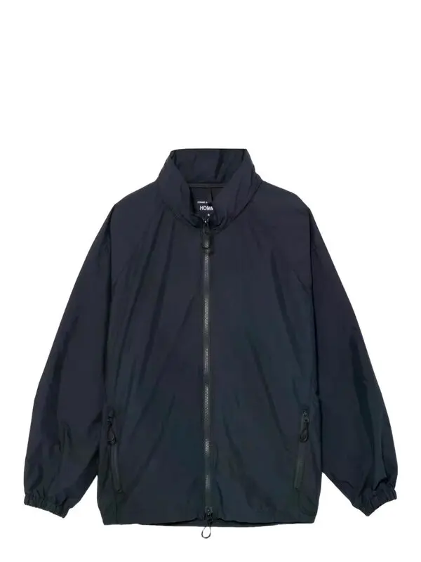 Comme Des Garçons High-neck Zip-up Jacket - Blue