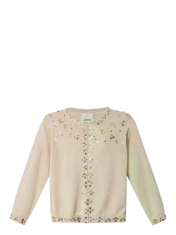 Isabel Marant Étoile Amaria Sequin Cardigan - Neutrals