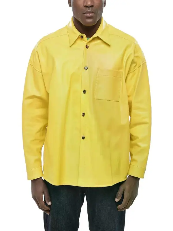 Marni Chest-pocket Overshirt - Yellow