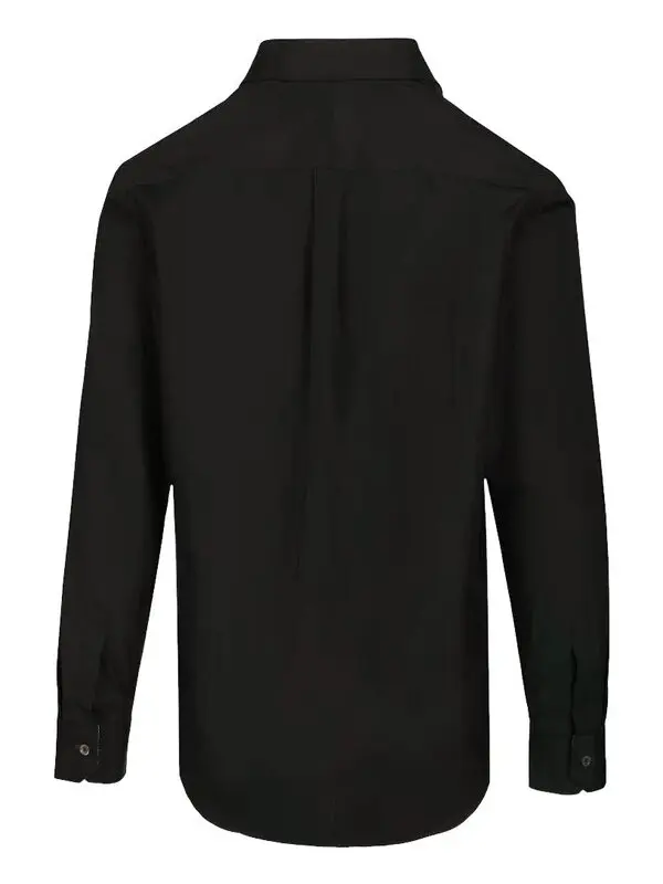 Paul Smith Artist Stripe Cuff Shirt - Black