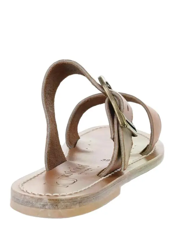 K.JACQUES Buckle-fastening Leather Sandals - Brown