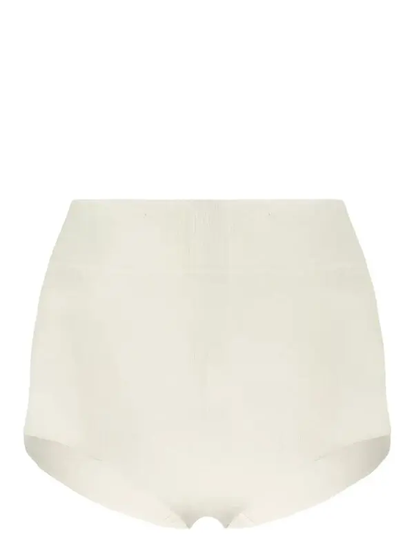 Wolford Seamless Circular-knit Mini Shorts - White