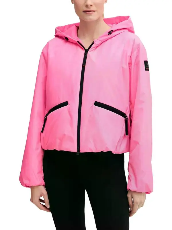Bogner Hooded Logo-patch Jacket - Pink