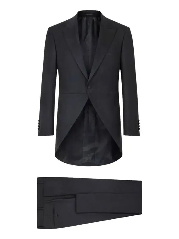 GRASIL Single-breasted Suit - Black