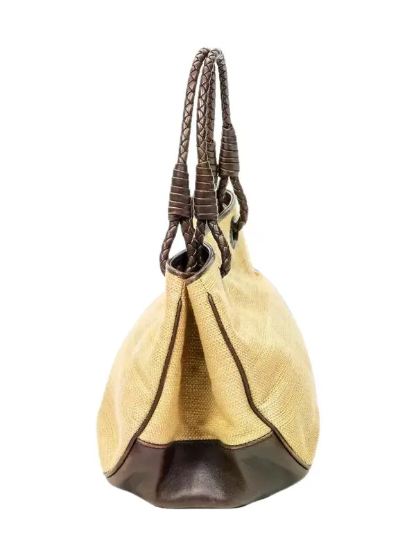 Bottega Veneta Woven Handle Tote Bag - Neutrals