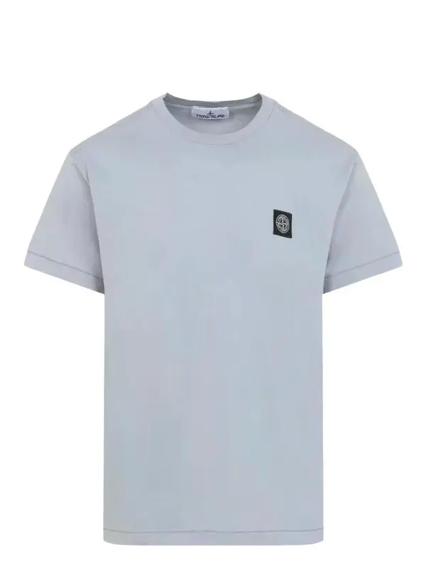 Stone Island Logo-patch T-shirt - Grey